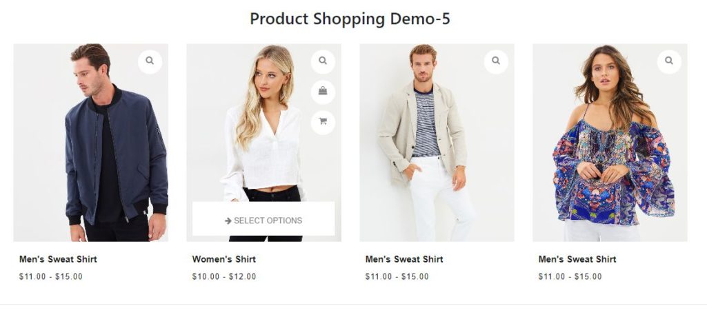 Bootstrap - Product Shopping Hover CSS Effect - Codecanor